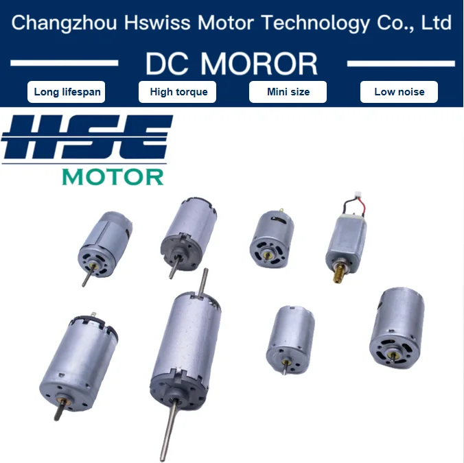 Micro Dc Brushed Motor 12v Hrf-500tb Low Output High Speed Used For Cd ...