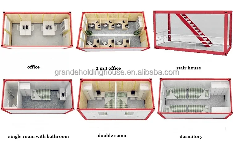 Grande Folding Room Foldable Prefab Container of Houses Fast Build ...