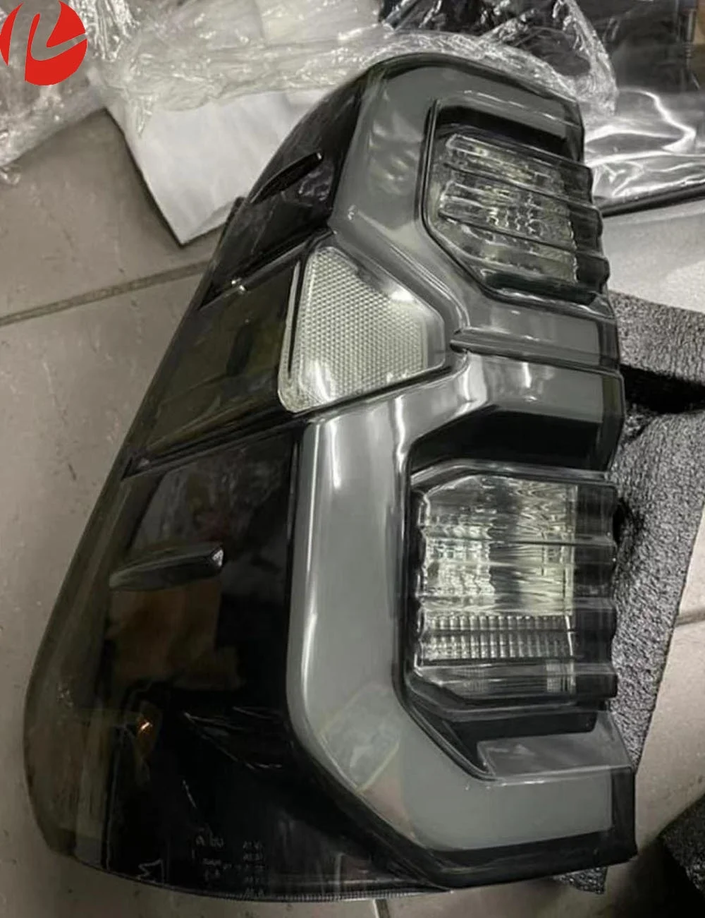 Black LED Tail Light Lamp for Hilux Revo 2015-2021 Pick up Rear Back ...