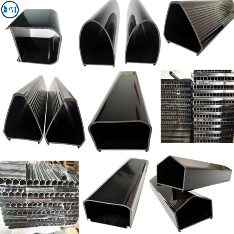 Plastic U Channel Track Profile - Custom Colors & Shapes