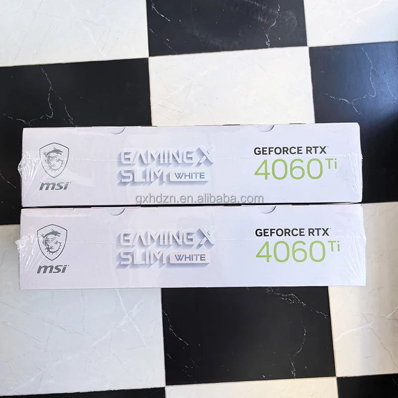 White Graphics Card M-si Geforce Rtx 4060ti 4070ti 4080 Gaming X Slim ...