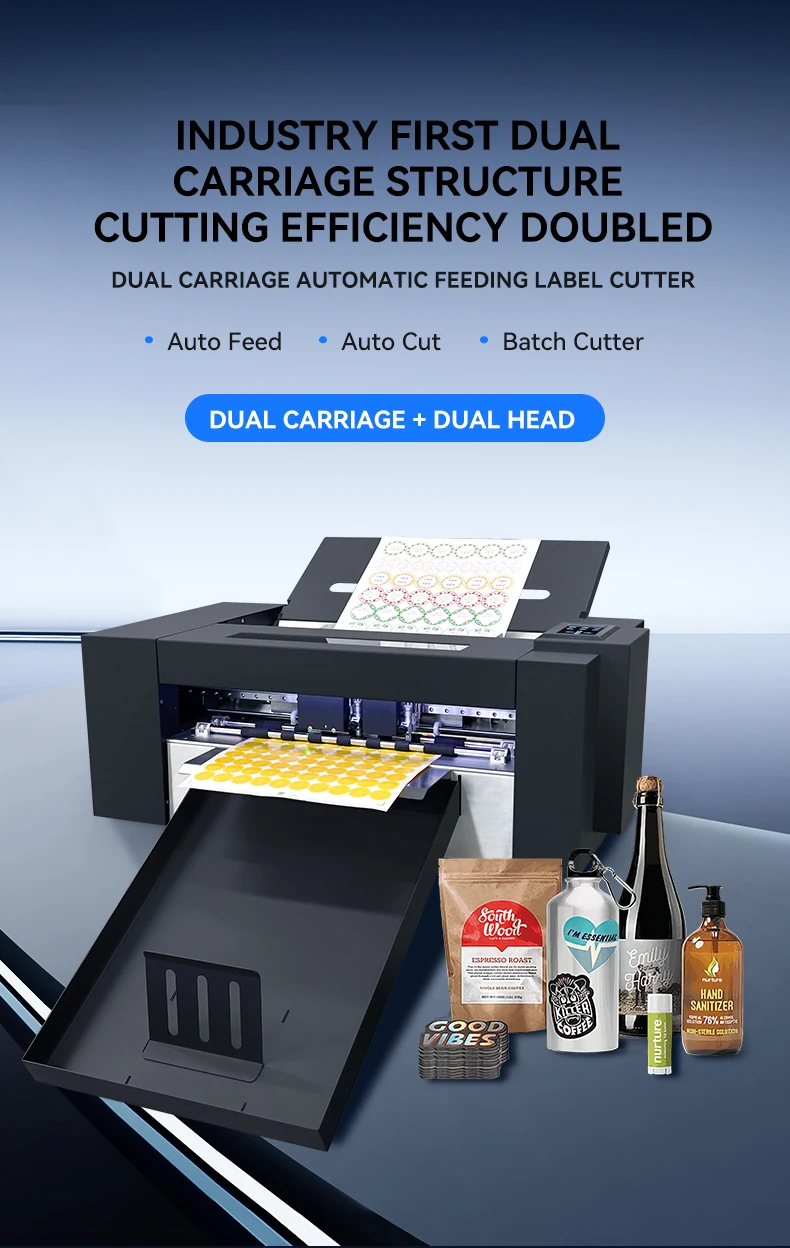 ZD480 Ultra Label Cutting Machine Advanced Edge Detection Precision ...