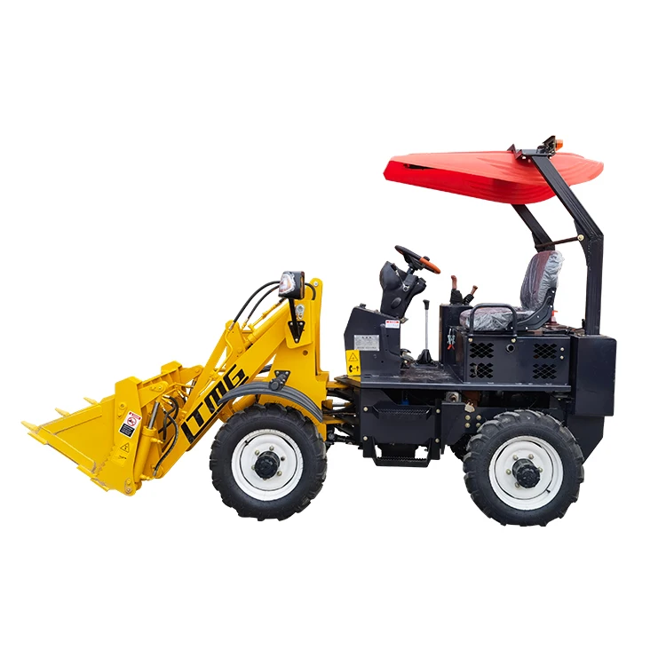 Chinese Factory Mini Hydrostatic Roof Loader 600kg Micro Wheel Loader ...