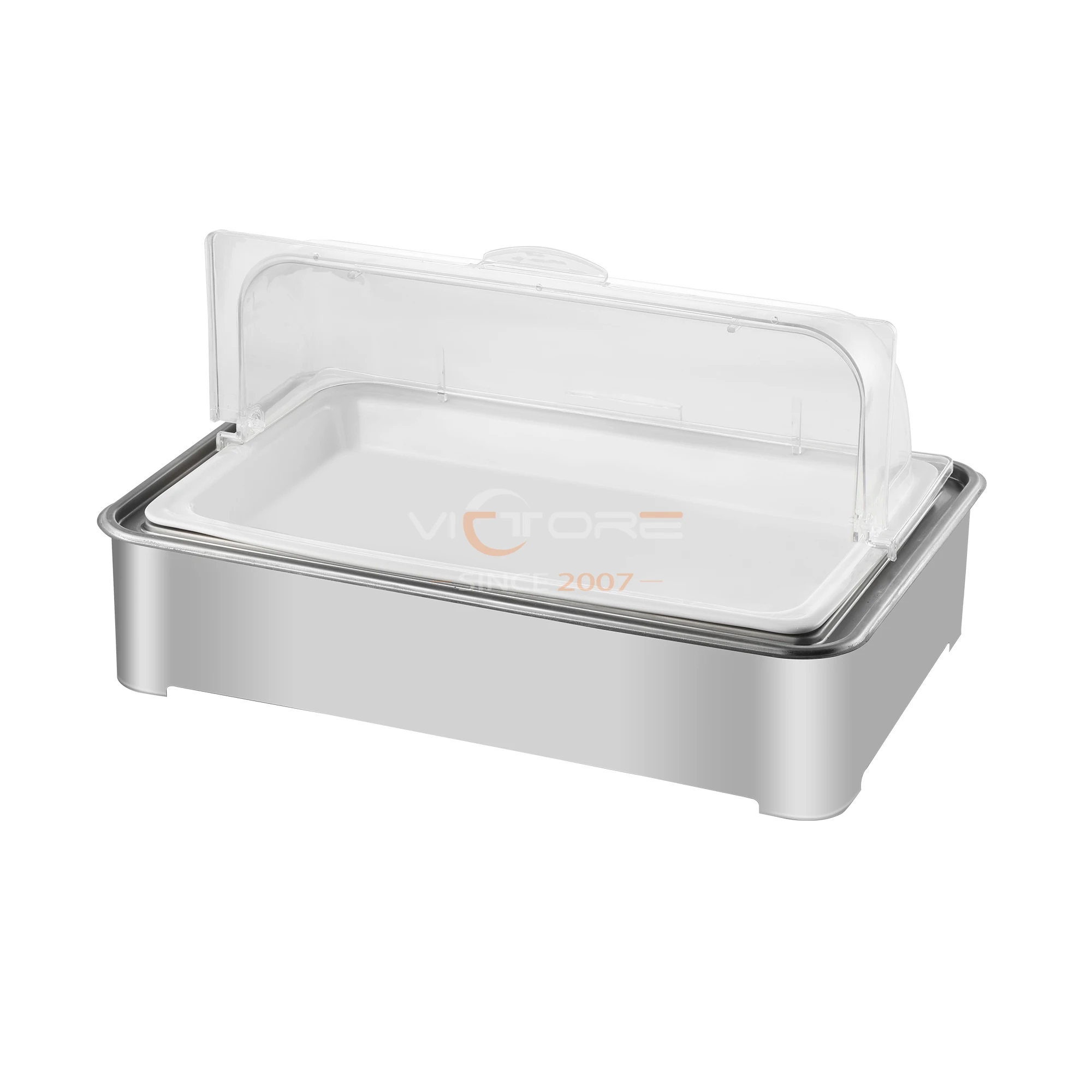 Party Restaurant Buffet Equipment Cooling System Cold Food Display Pans ...