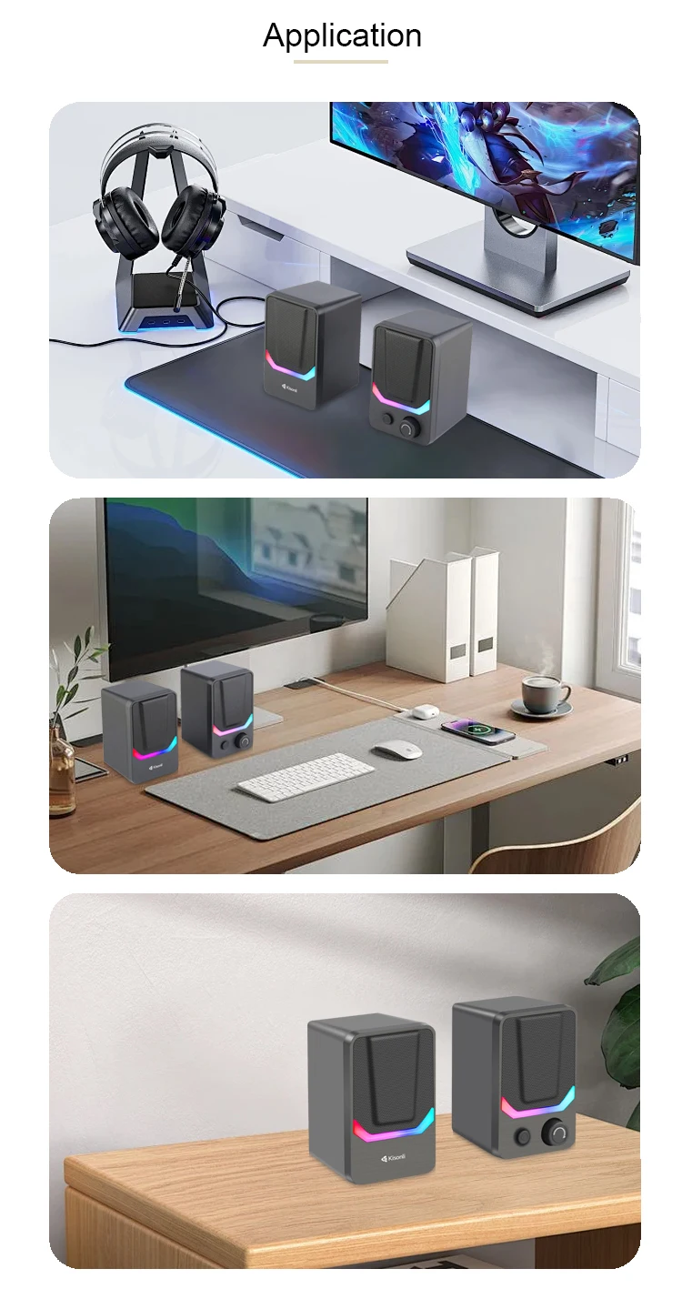 Kisonli X31 Laptop Custom Logo Speakers for Music - Portable & Powerful