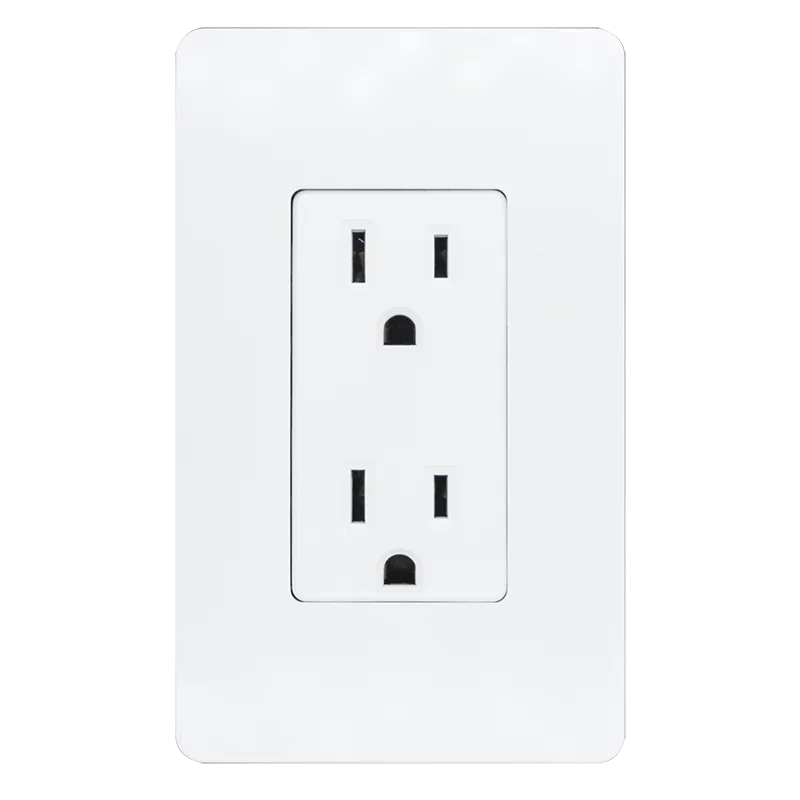 Lumex 15a 125v Nema5-15r Residential Grade Decorator Receptacle Outlet ...