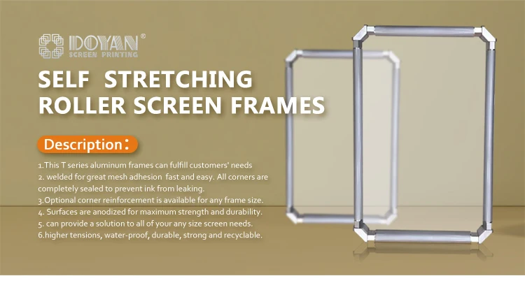 High-Quality Self-Stretching Roller Screen Printing Frame for Automatic ...