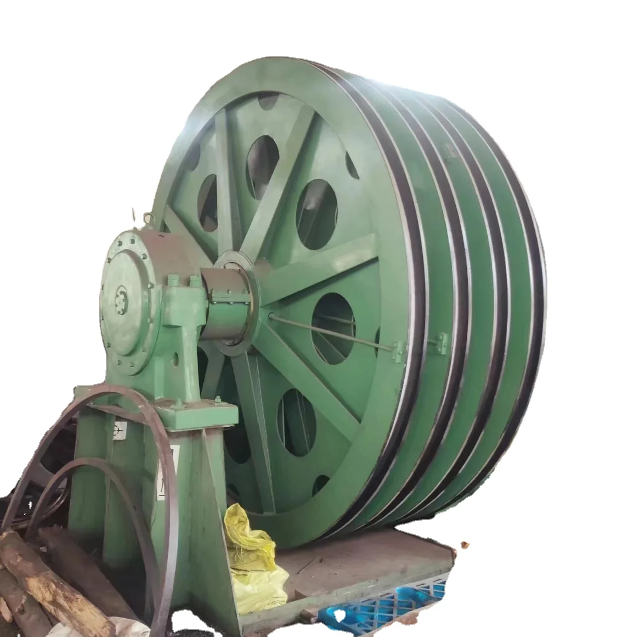 Customized Mining hoist Wheel Device/ Head Sheave/ Sheave Pulley ...