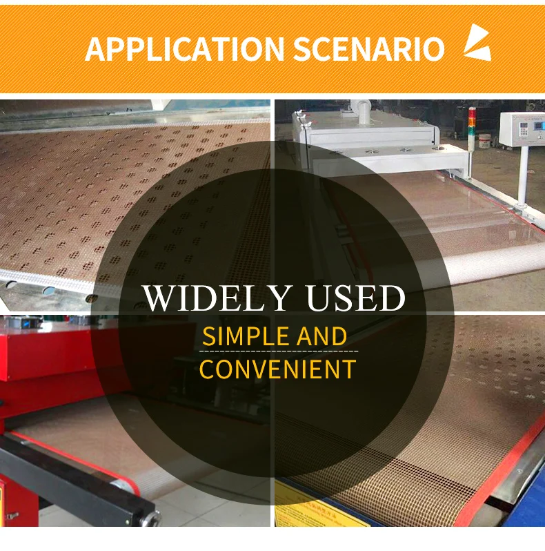 Washable Mesh Belt Fireproof Porous Ptfe Coated Conveyor Belt - Buy ...