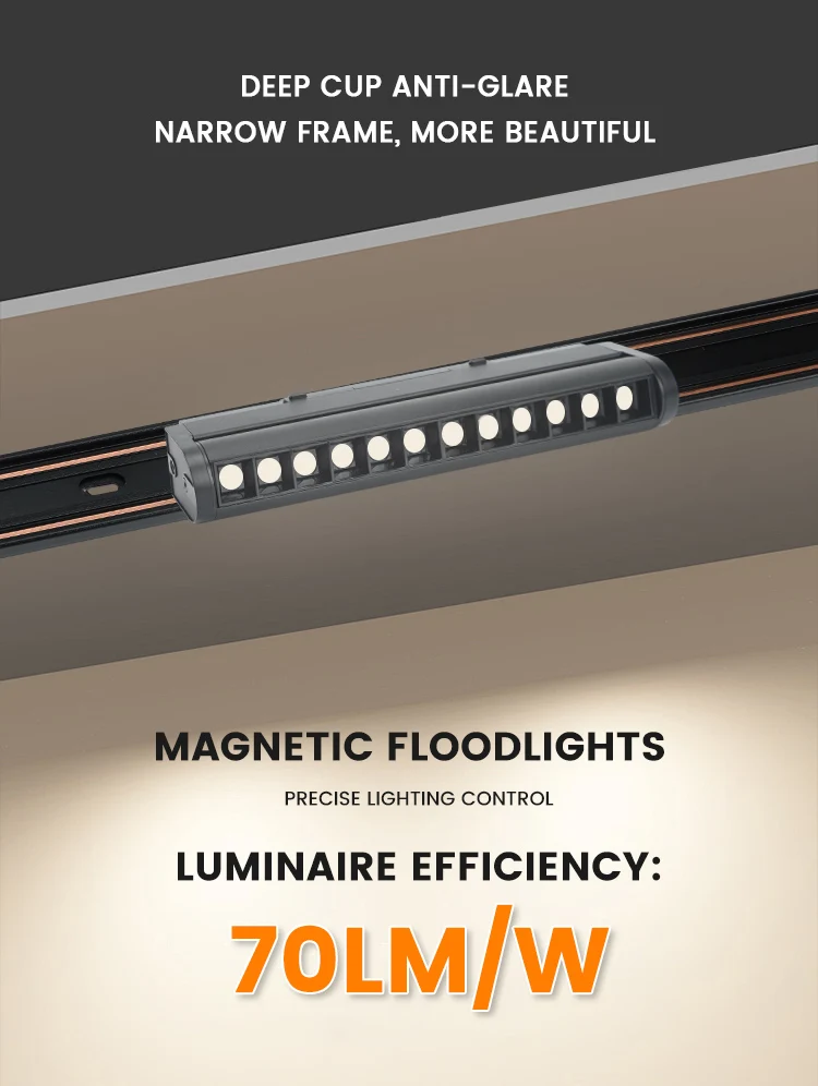 Modular Design Magneto-optical Track Light Lighting System Magnetic ...