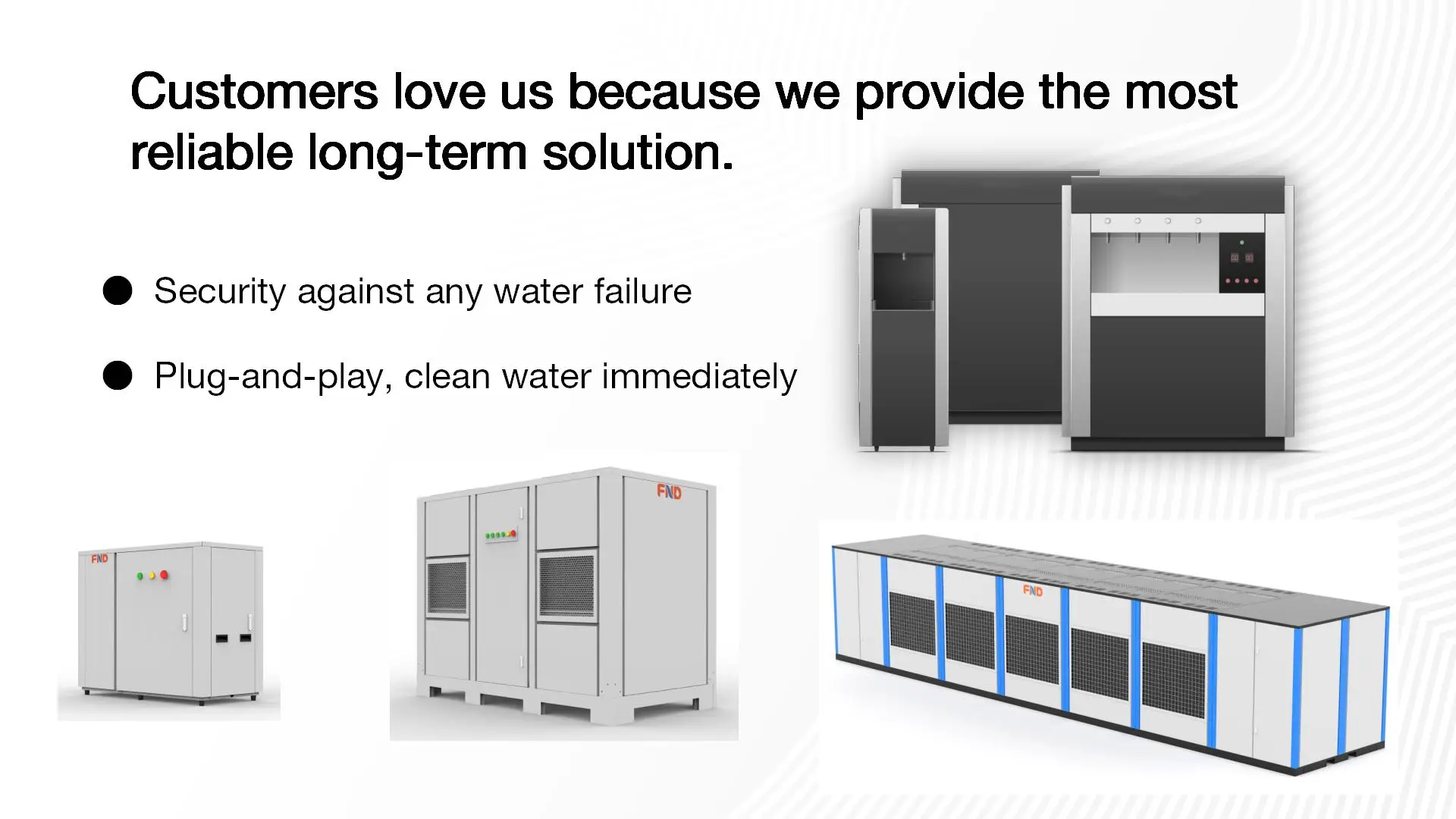 Economical Air Water Generator 100L/D AWG Air to Water FND