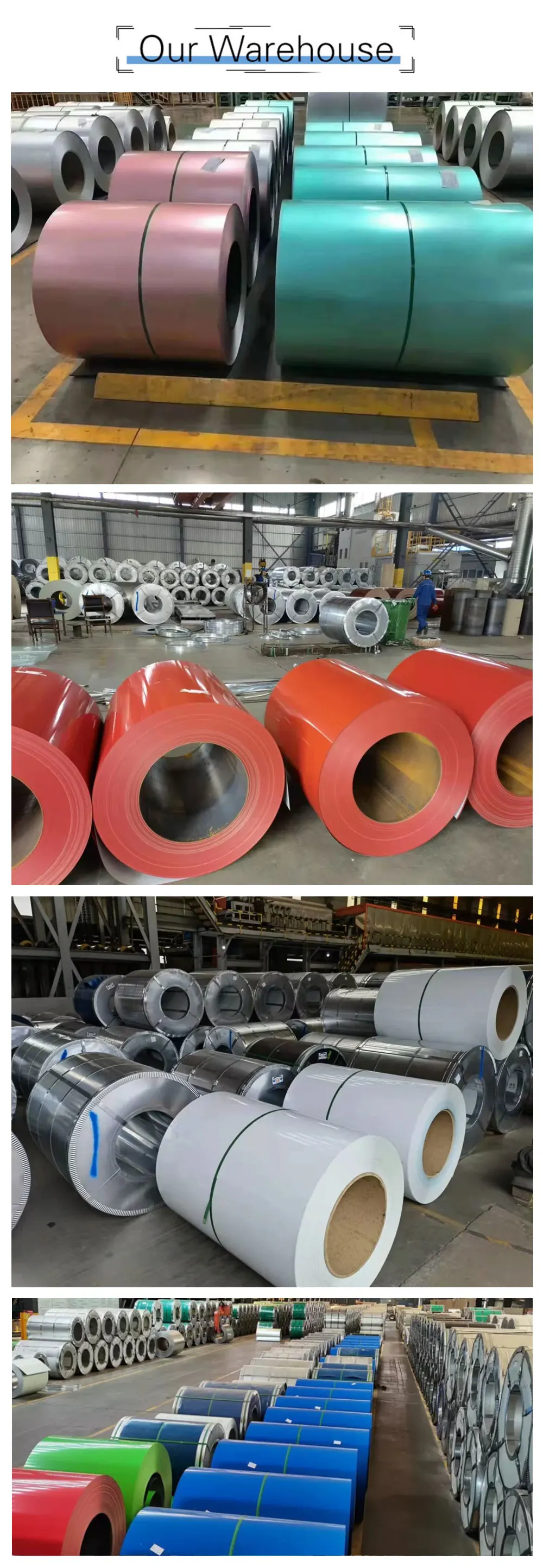 Ppgi Red Color 3001 Pre-painted Galvanized Steel Coil Color Ppgi Coil ...