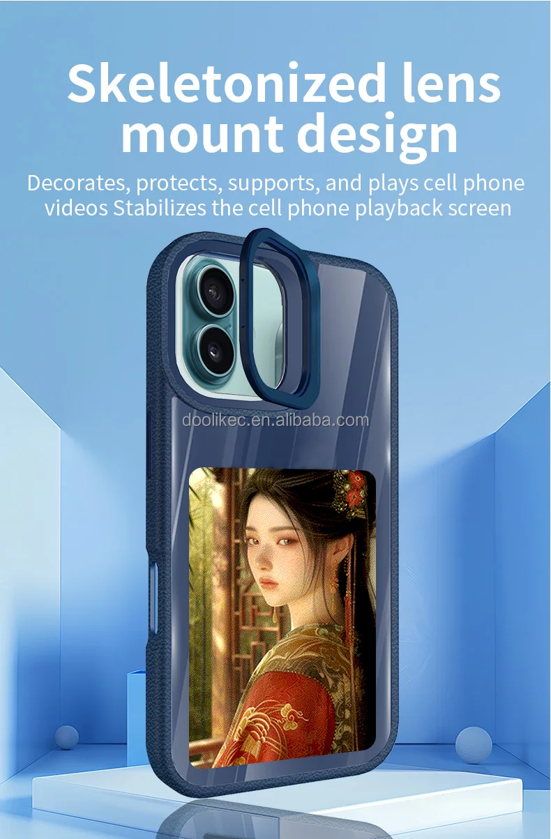 2025 New Arrival NFC Phone Case Ink Screen Display for iPhone 11 12 13 ...