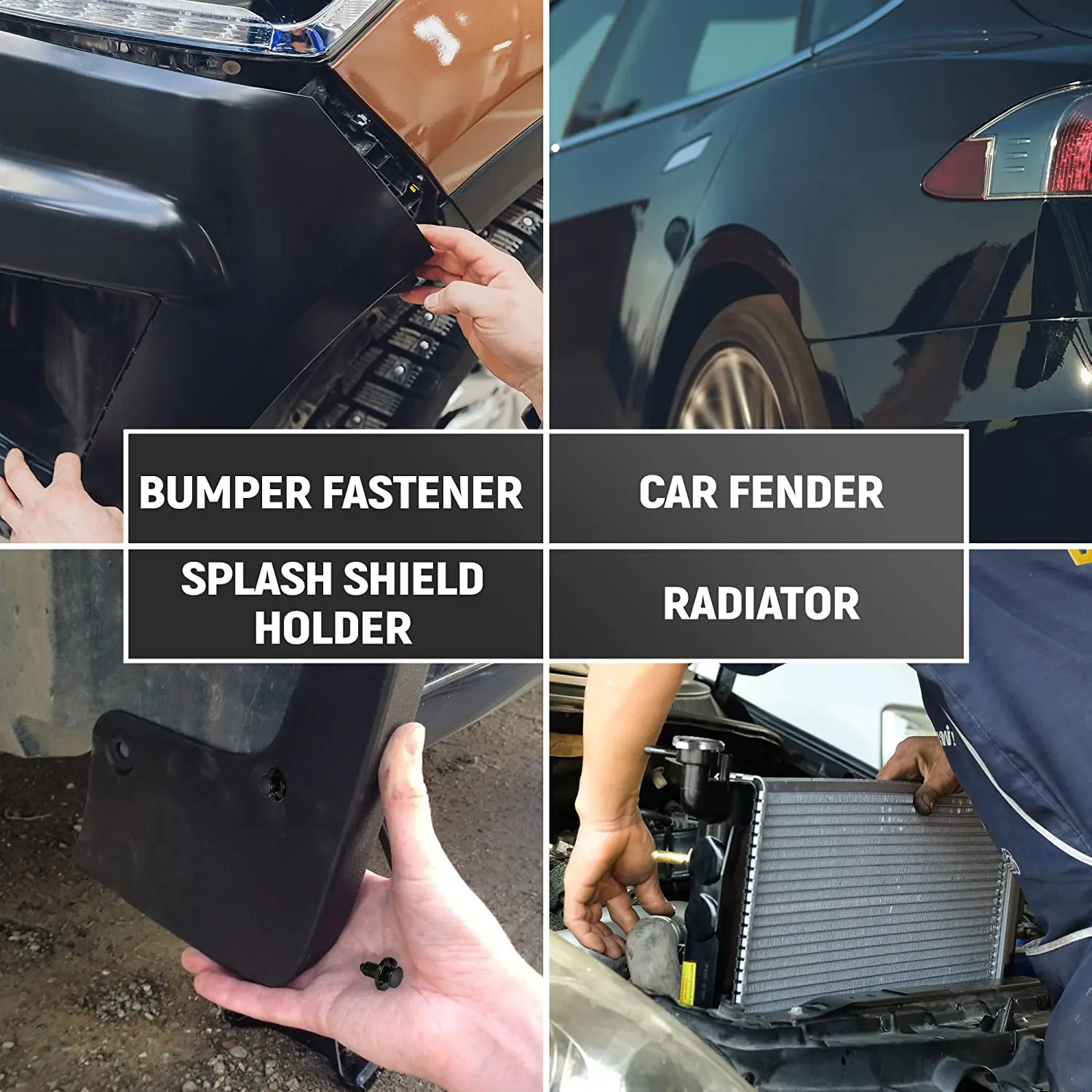 Tesla Model 3 S X Y Nylon Bumper Fasteners Clips OEM | Wholesale