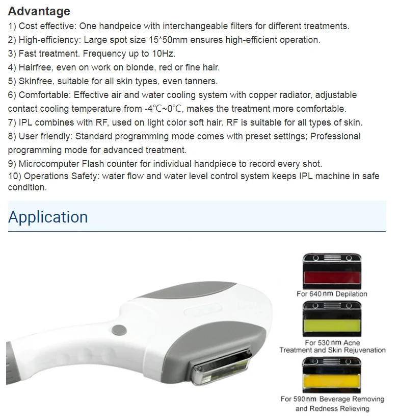 Multifunctional Dpl+elight+opt +ipl Hair Removal Acne Pigmentation Treatment Vascular Removal ...