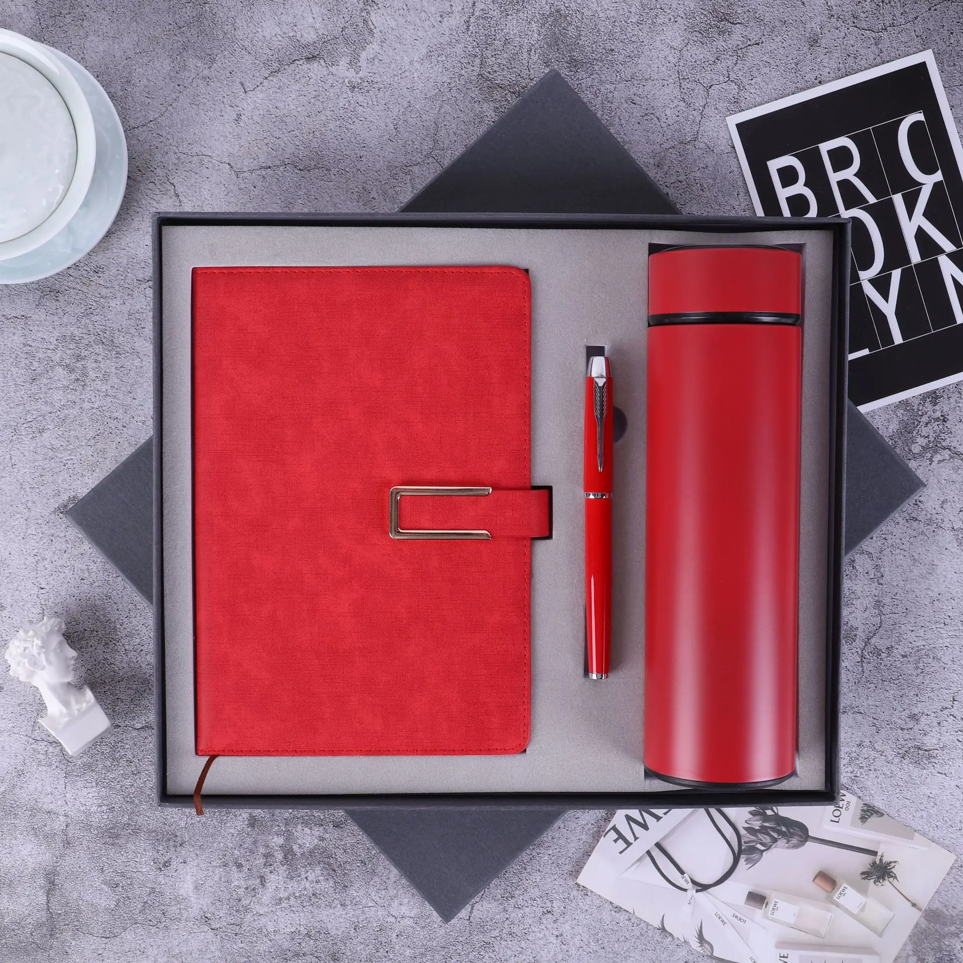 Classical In Stock Notebook Gift Set With Pen For Corporated Gift - Buy ...