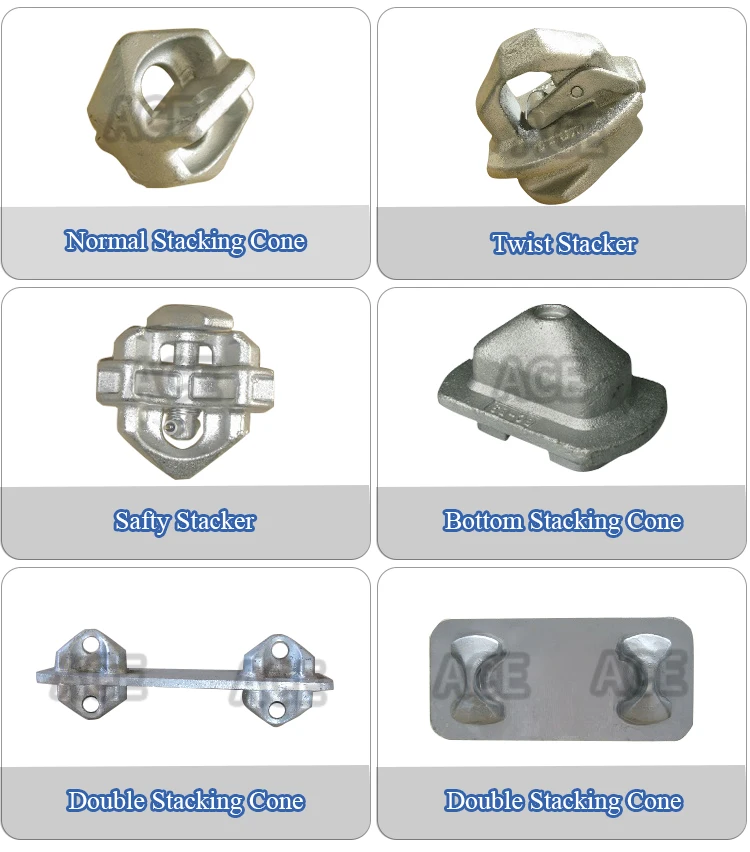 Marine Shipping Container Lashing Equipment - Single Stacking Cone