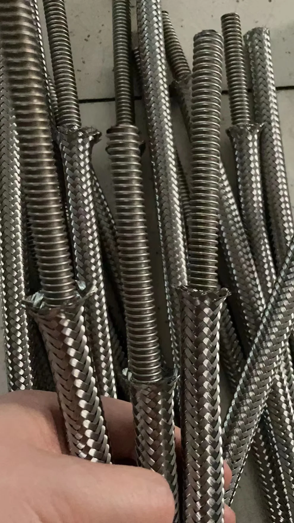 Stainless Steel 304 316 Braided Flexible Hose Metal Pipe Metal Bellows ...