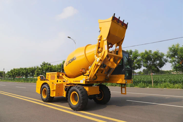 Xcmg Official Self Propelled Concrete Mixer 2.6m3 Mini Self Loader ...