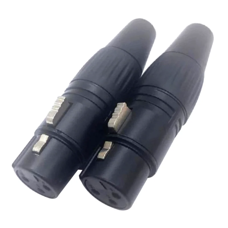 Conductive Black Shell XLR 3 Pin Female Microphone Connector| Alibaba.com