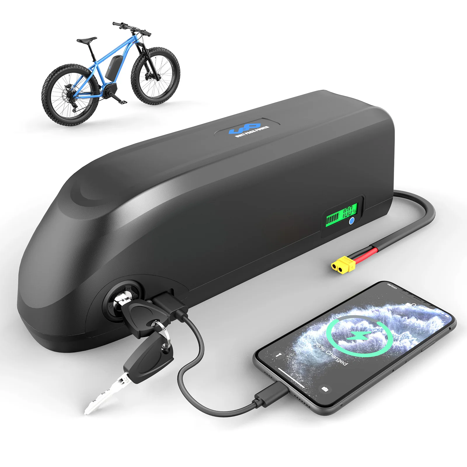 Us Free Shipping U009 Replacement Battery E-bike Battery For 500w 750w ...