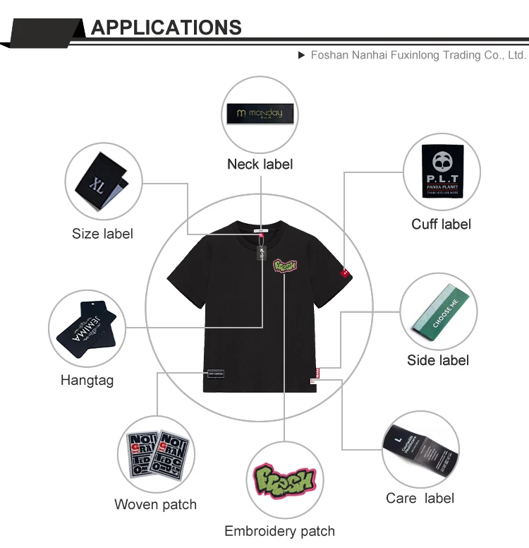 Custom Eco-Friendly Printed Labels for Clothing Garments