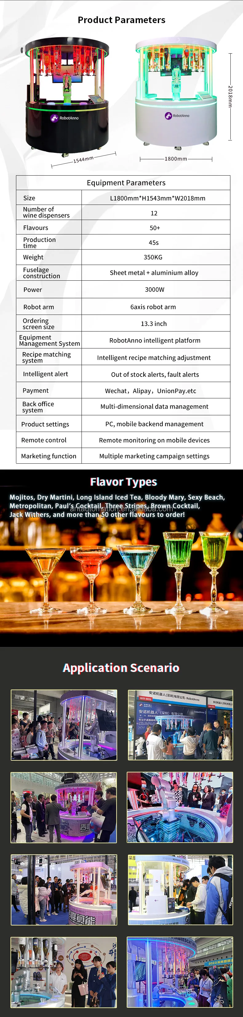 Automatic Cocktail Robot Vending Machine for Mojitos & Margaritas ...