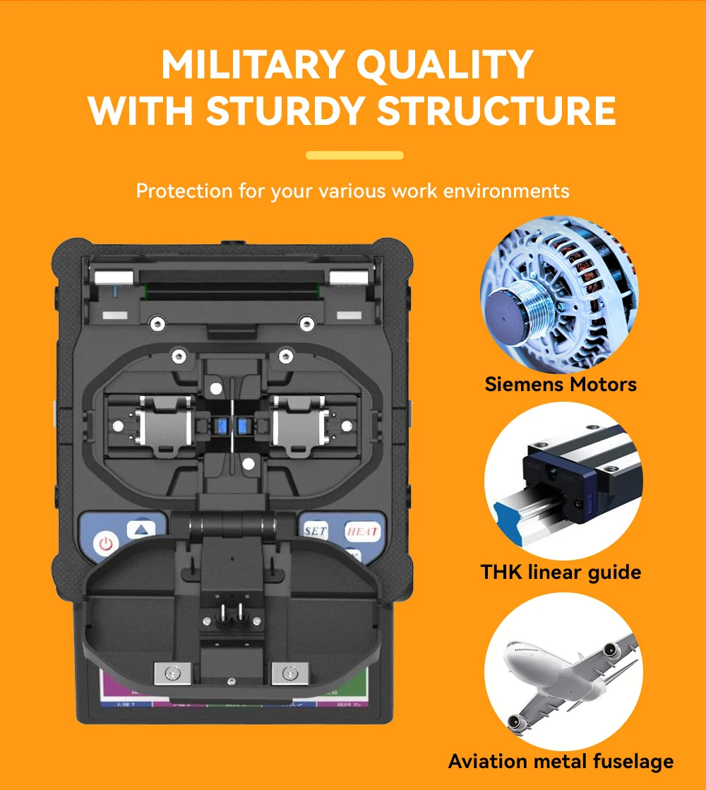 Ffs-90s 8s Handheld Fiber Optical Fusion Splicing Machine For Ftth Fttx ...