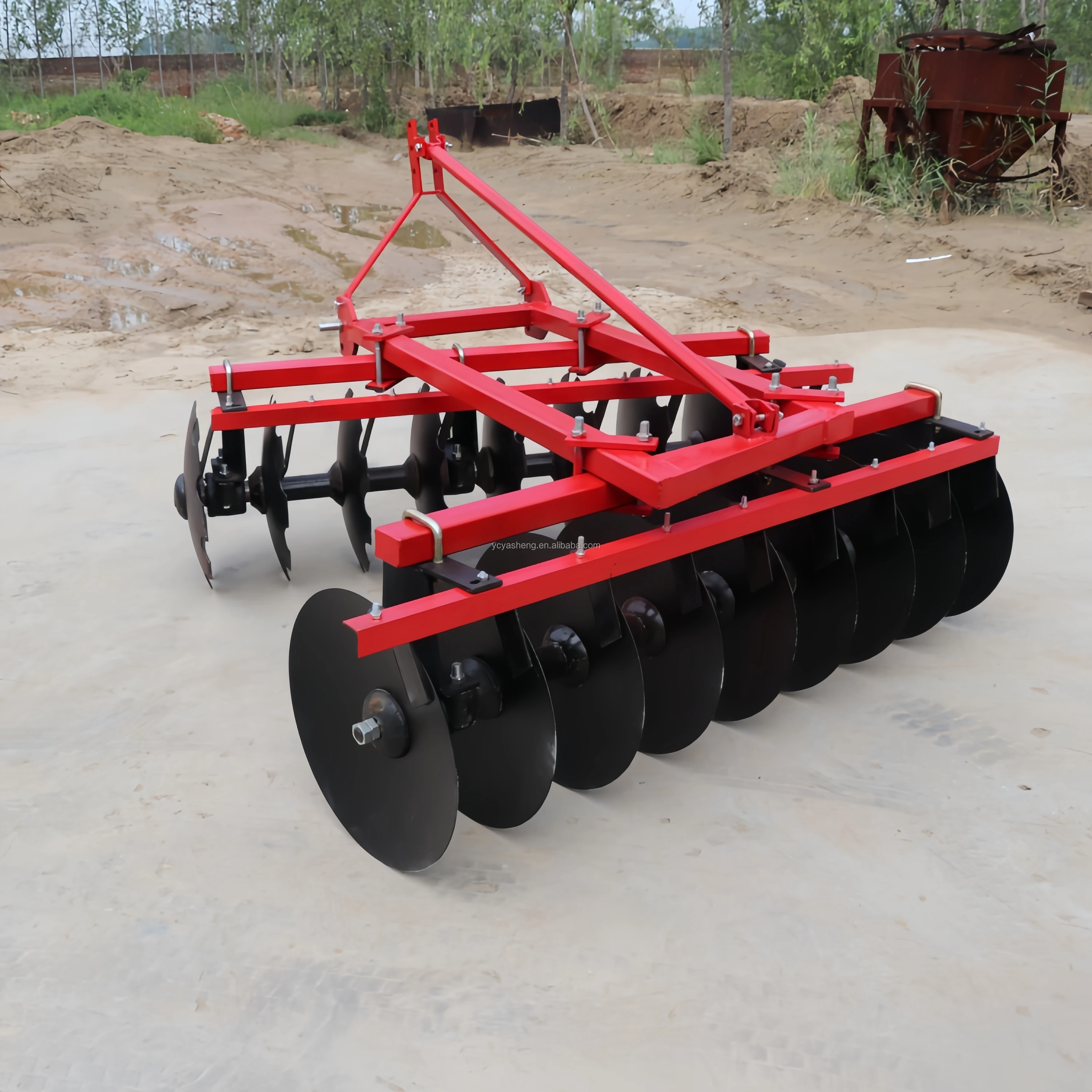 Farm Machinery Tractor Trailed Hydraulic Heavy Duty Disc Plough Plow ...