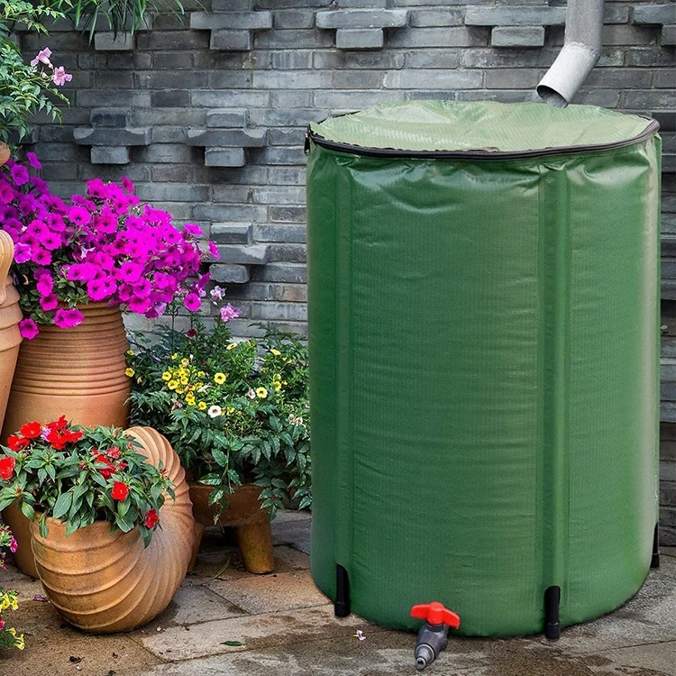 Heavy Duty Garden Collapsible PVC Liquid Water Tank Portable ...