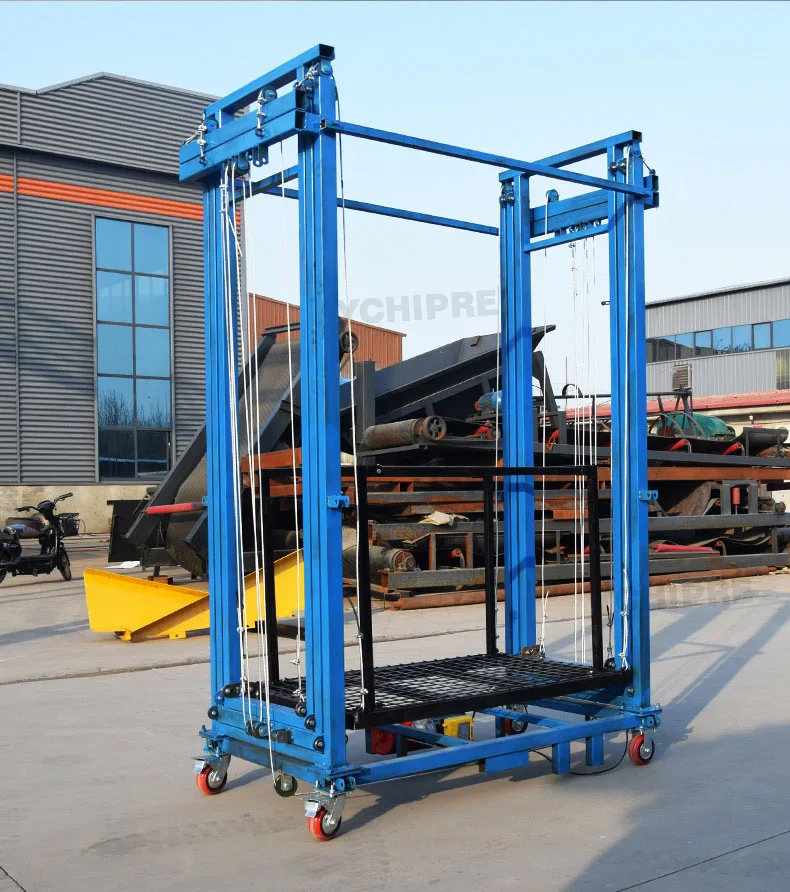 200-500kg Electric Scaffold Lift,110v Mobile Electric Lifting Scaffold ...
