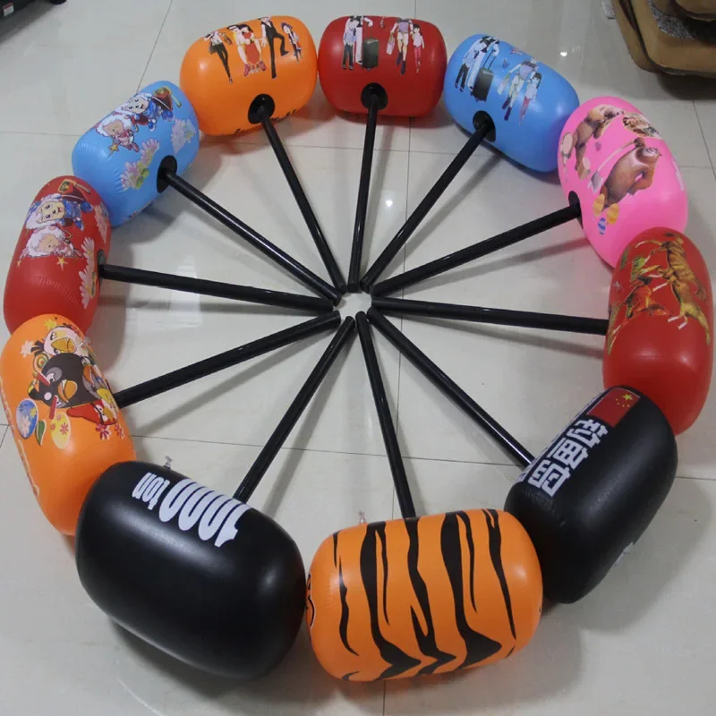 Air Thousand-ton Hammer Inflatable Toy Inflatable Hammer Blow Up Noise ...