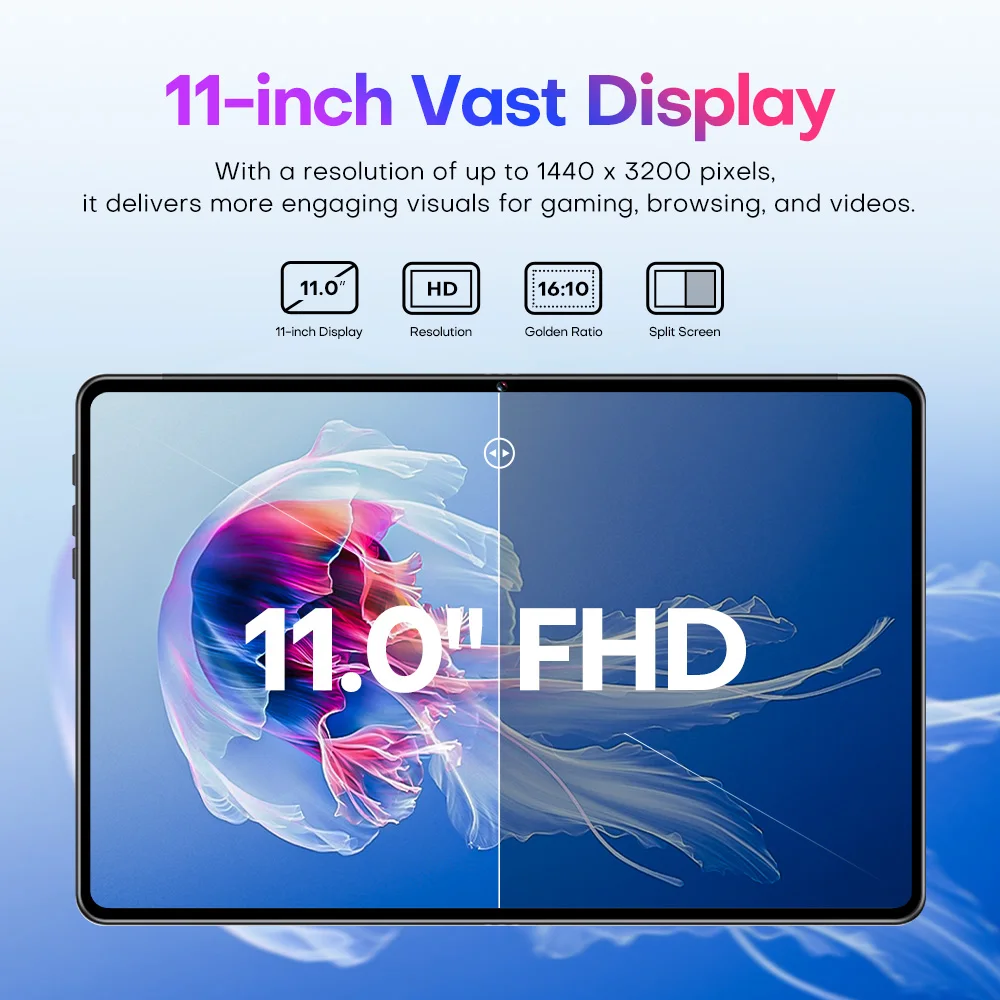 Twinscase Gaming Tablet - 11 Inches Android 16GB RAM 1TB