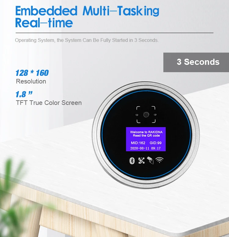 NFC Smart Door Access Control System 2d Barcode Intelligent Door Lock ...