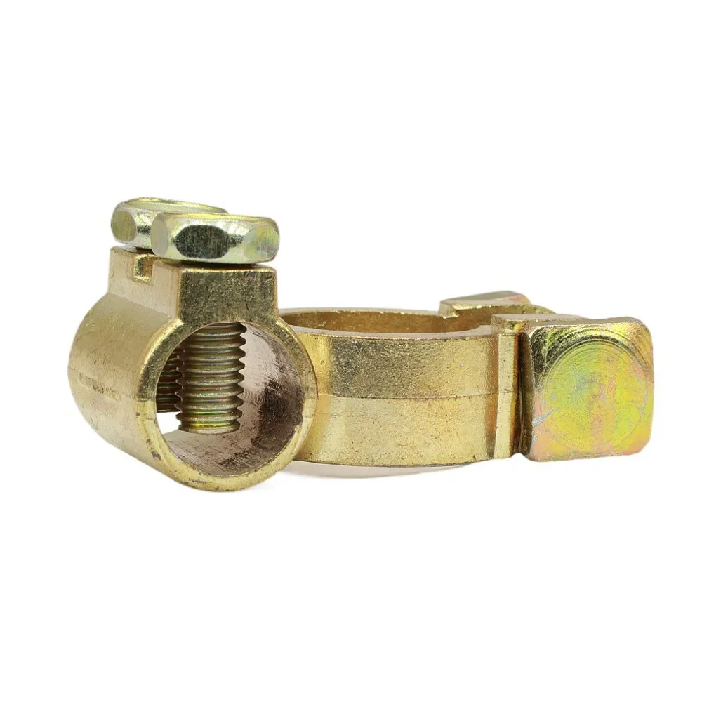 Screw Connection Positive And Negative Brass Connector Battery Terminal ...