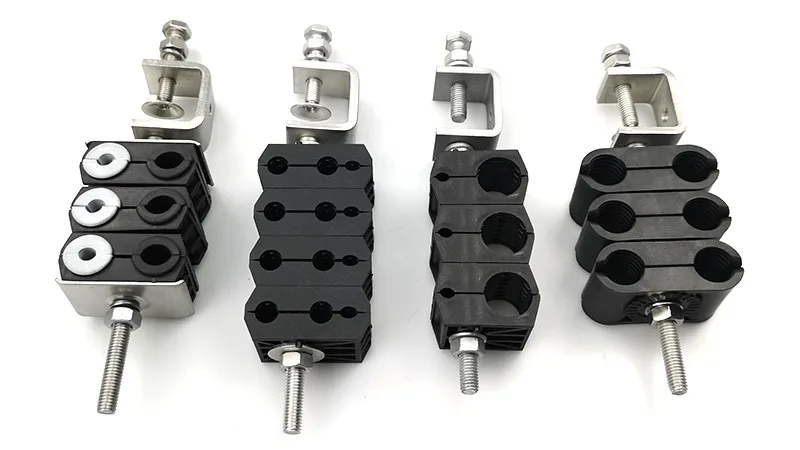 Double Type Saddle Cable Clamps For Coaxial Cable - Buy Double Type ...