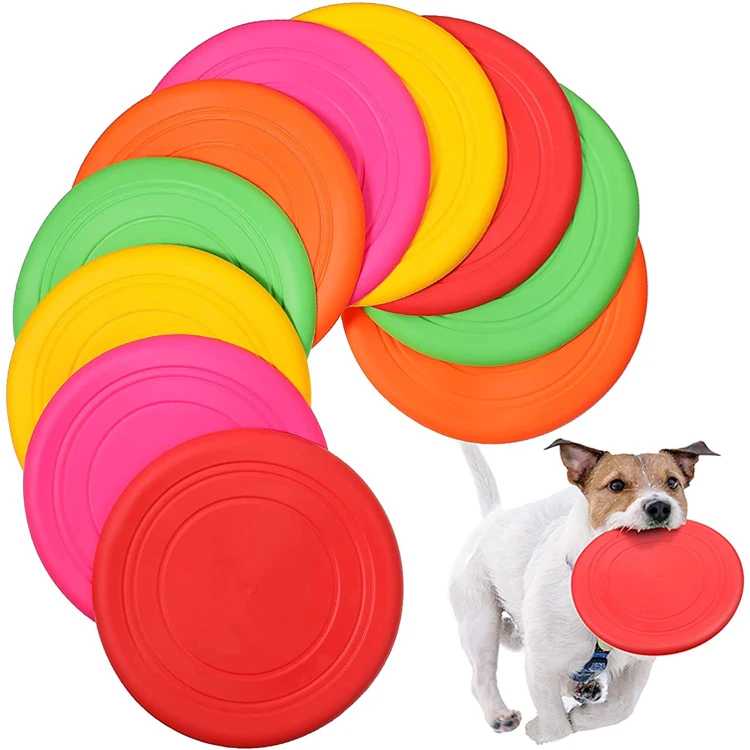 Flying Discs For Kids Soft Rubber Dog Training Flying Discs Outdoor ...
