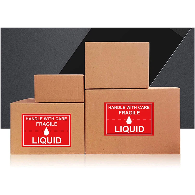 Olantai Custom Fragile Sticker 2x3 Inch Liquid Label Warning Sticker ...