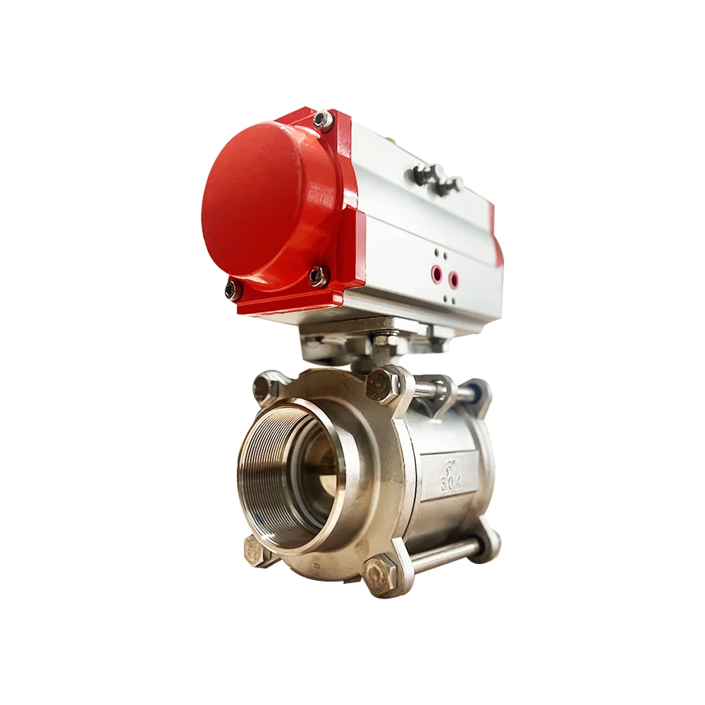 Atmospheric Steam Floating Ball Valve Bidirectional Stainless Steel ...