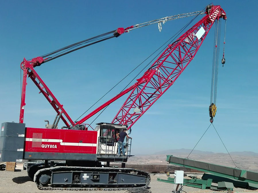 Quy80 Mini Crawler Crane Mobile Crane Hire Crawler Crane For Sale In ...