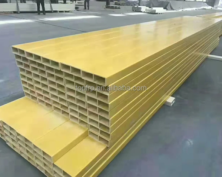 Frp Extrusion Pipe Tube Rod Fiberglass Rectangular Tube Frp Profile ...