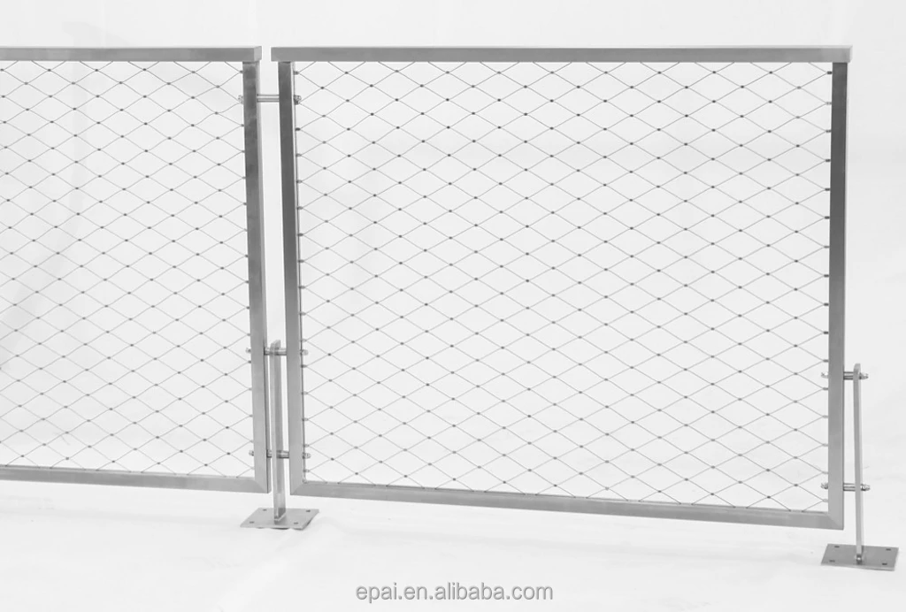 Stainless Steel Wire Rope Fence Mesh Deck Railing