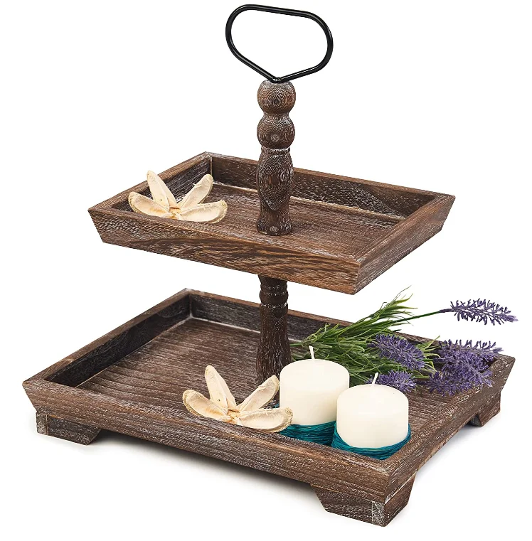 Factory Wholesale Country Style Farmhouse 2 Story Rectangle Decorative ...