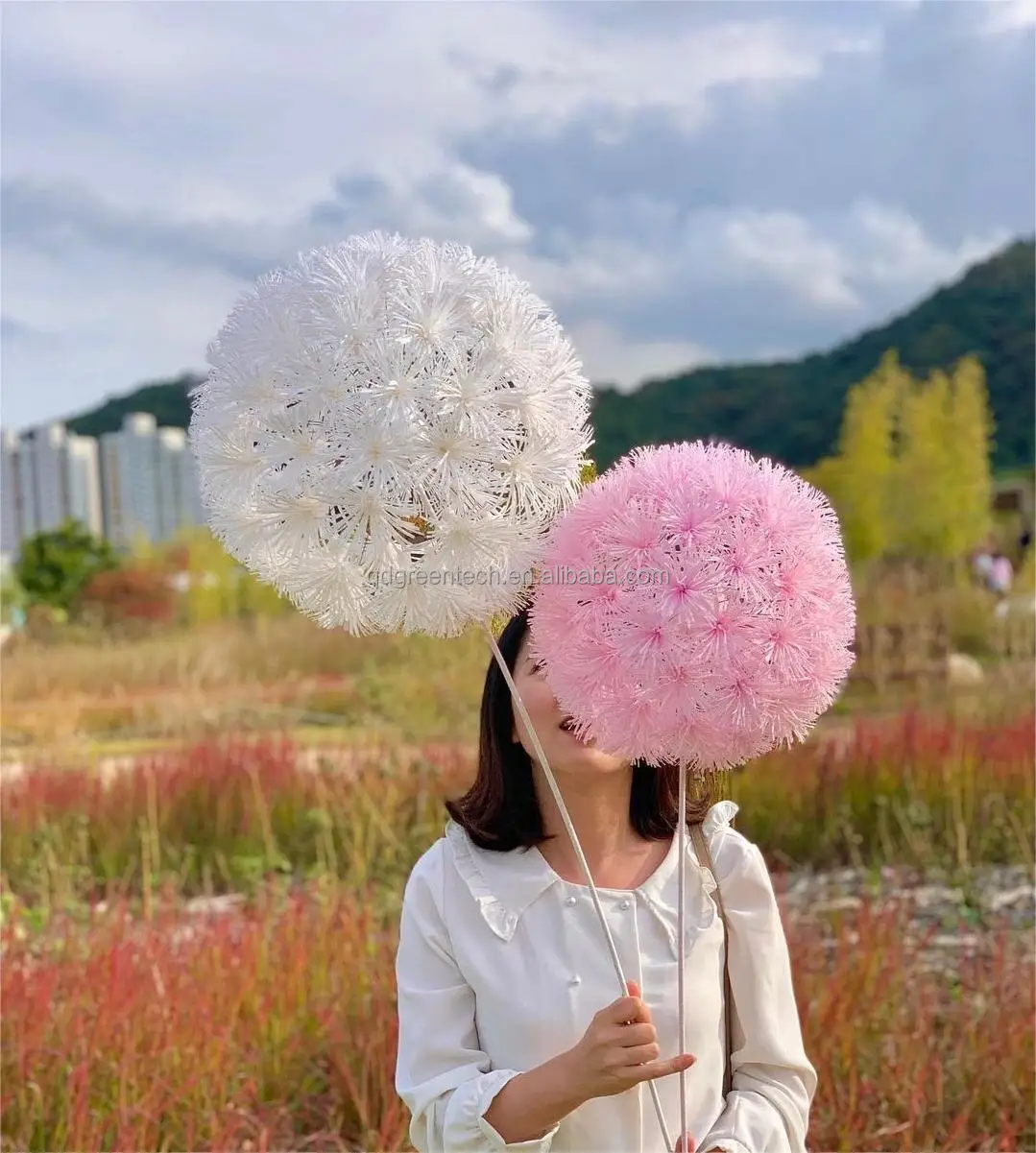 Party Decorations Flowers Giant Dandelion For Appreciation Dinner Baby ...