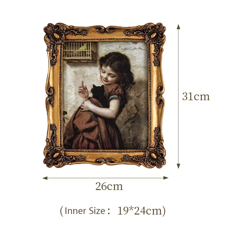 Decorative Table Top Picture Frame Antique Gold French Wall Frame ...
