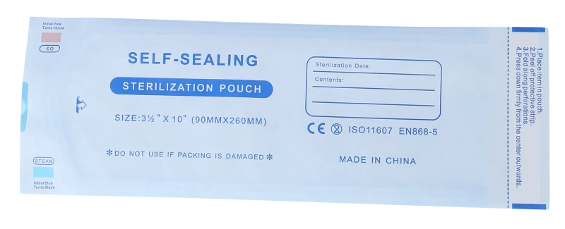 Surgical Tools Hot-sealed Plastic Bag Transparent Self-sealing Bag Flat ...