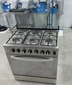 Gas Stove With Oven,Vertical Connected,6 Burners,Gas Fired Oven With ...