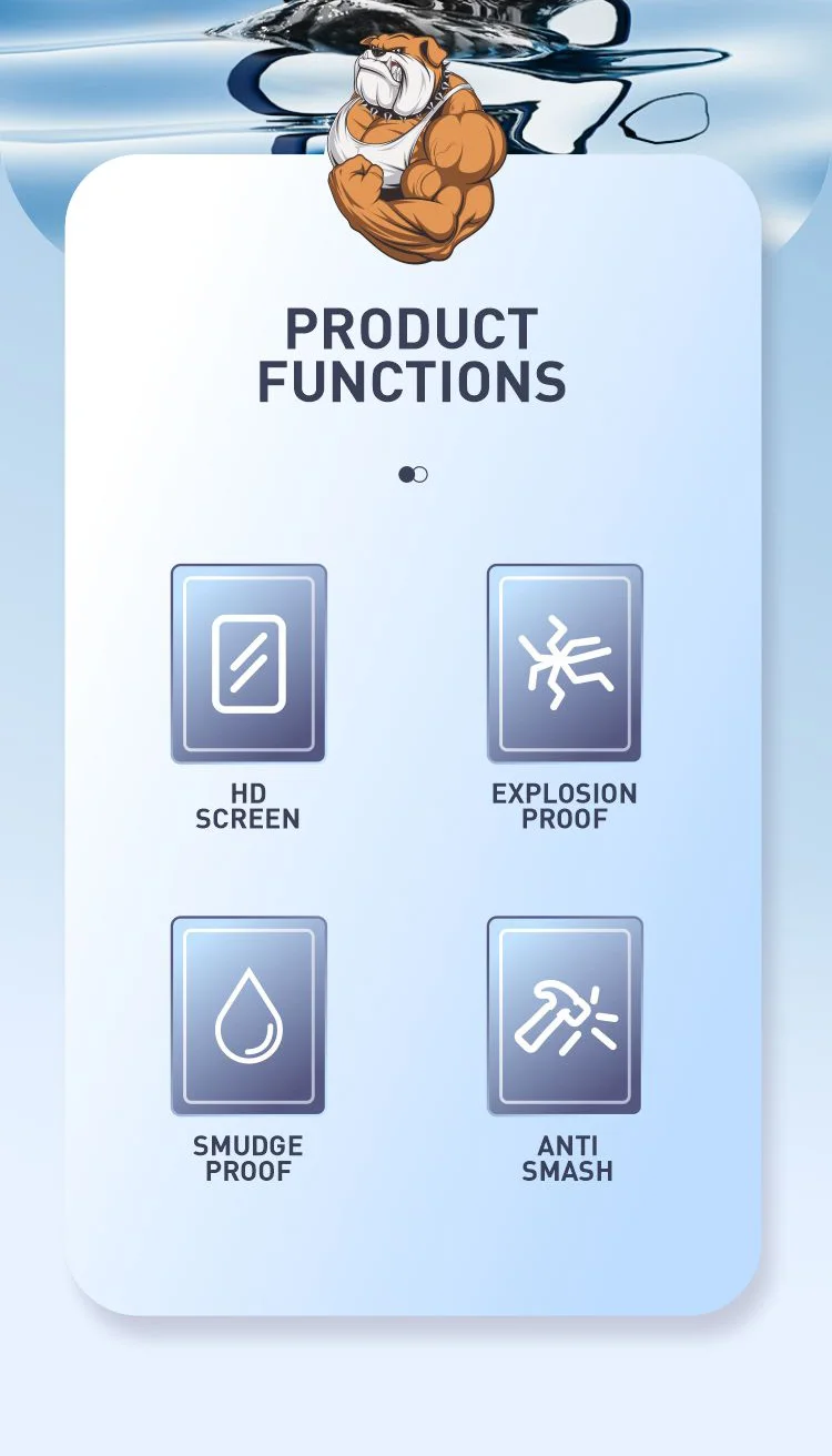 Heybingo Clear Anti-dust Glass Screen Protector Privacy For Iphone X 6 ...