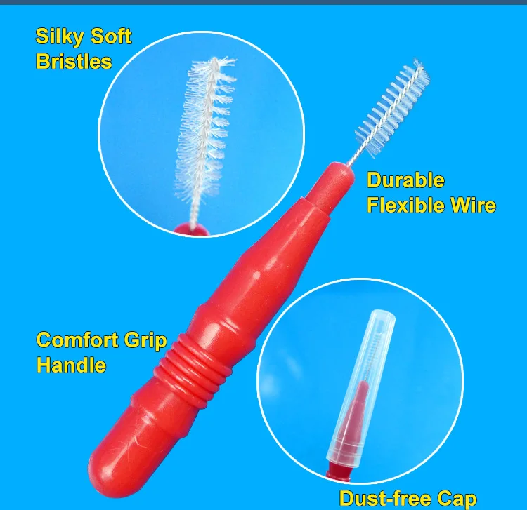 Private Label Soft Bristle I Shape Plastic Tooth Pick Dental Floss ...