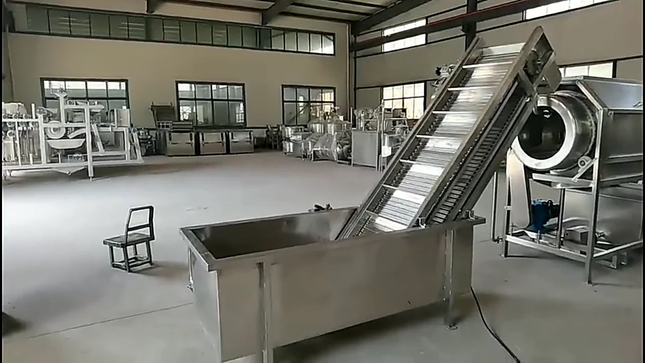 Industrial Commercial Root Fruit Vegetable Tray Washer Cleaning Machine ...